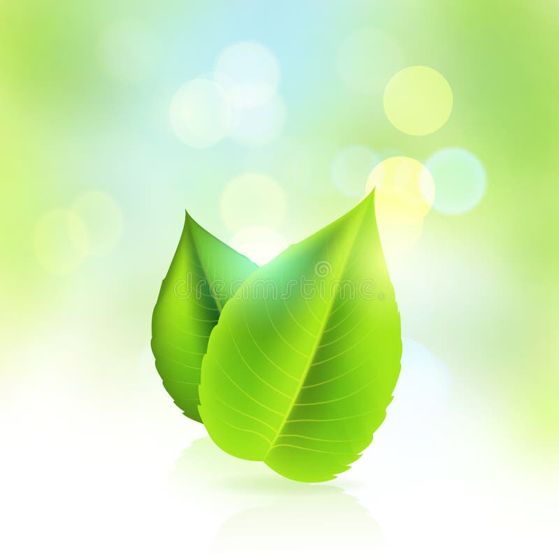 Fresh Green Icon stock illustration. Illustration of pure - 6352417