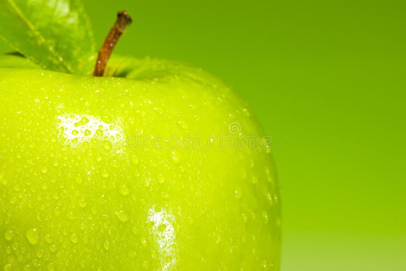Fresh Green Apple stock image. Image of nutrition, tasty - 6033603