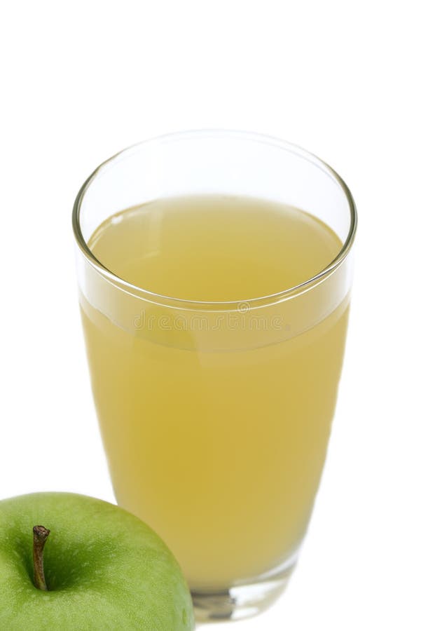 Fresh Green-apple Juice And Apple Stock Image - Image of food, clean ...