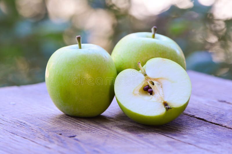 Fresh green apples stock photo. Image of freshness, original - 57396320