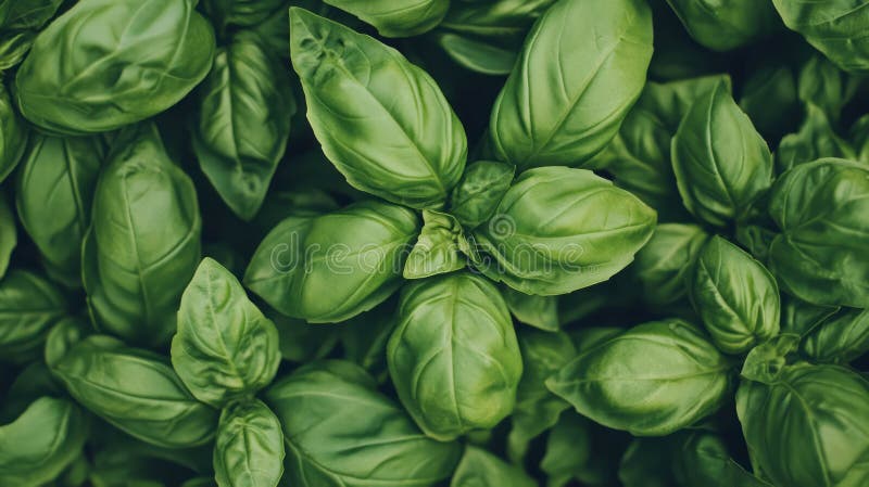 Fresh Green Basil Leaf Texture for Culinary and Design Inspiration ...