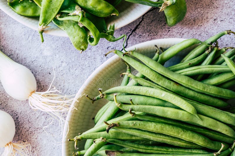 Fresh Green Beans from the Garden Stock Photo - Image of garden, health ...