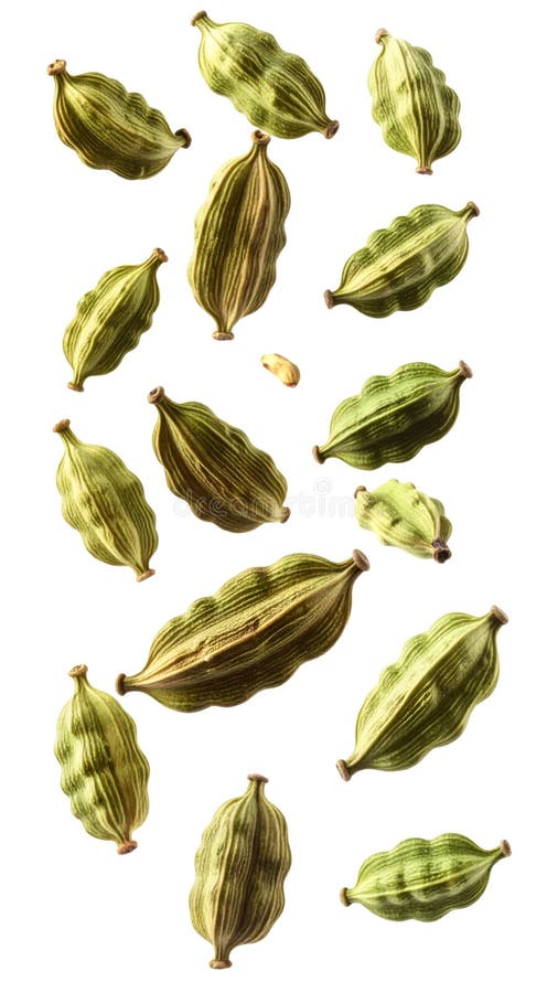Fresh Green Cardamom Pods Transparent Background Stock Photos - Free ...
