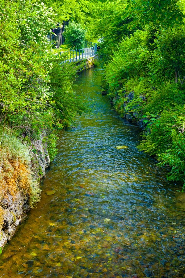 Peaceful Stream in Pennsylvania Stock Photo - Image of paradise, biking ...