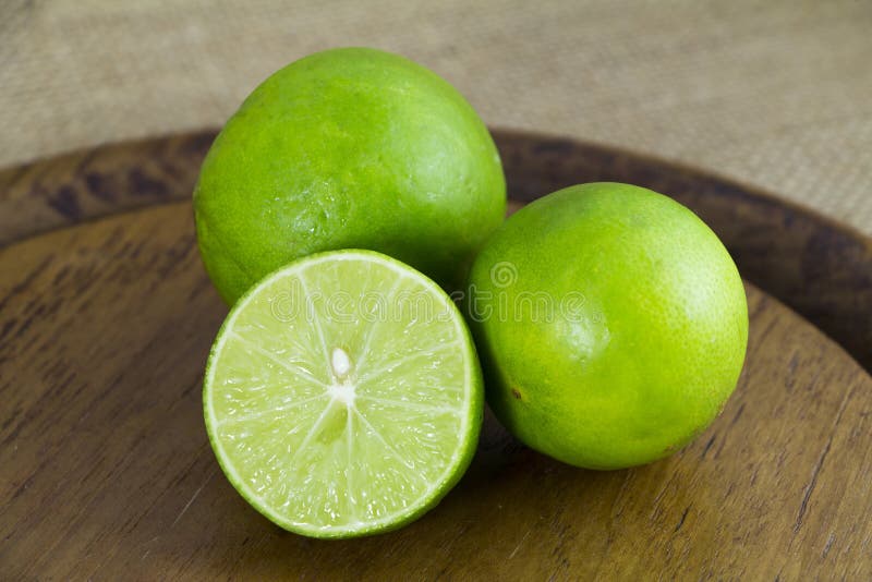 Fresh Green Lemon Cutting Group Stock Image - Image of close, lime ...