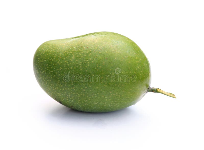 Fresh Green Mango stock image. Image of isolated, isolate - 53009545