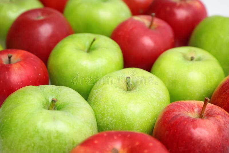 Red and green apples stock photo. Image of apple, focus - 16465520