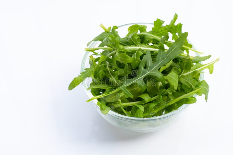 Green Rocket Or Roquette Leaves Stock Photo - Image of green, nature ...