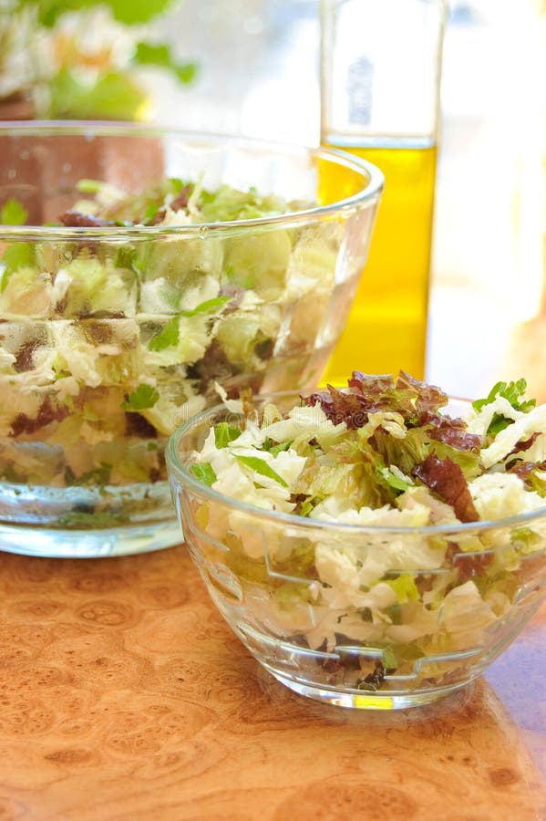 Fresh green salad stock photo. Image of life, lettuce - 12701564