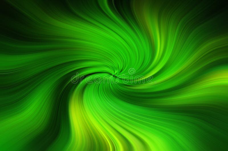 Fresh Green Twisted Linear Abstract Background Stock Illustration ...