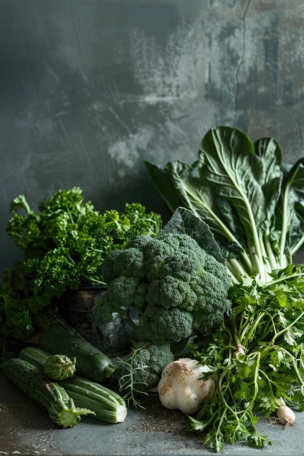 Fresh Green Vegetables Assortment for Healthy Eating and Nutrition ...