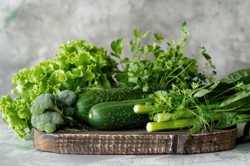 Fresh Green Vegetables Assortment for Healthy Eating and Nutrition ...