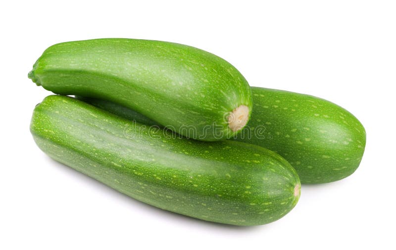 Fresh Green Zucchini Isolated on White Background. Fresh Vegetables ...