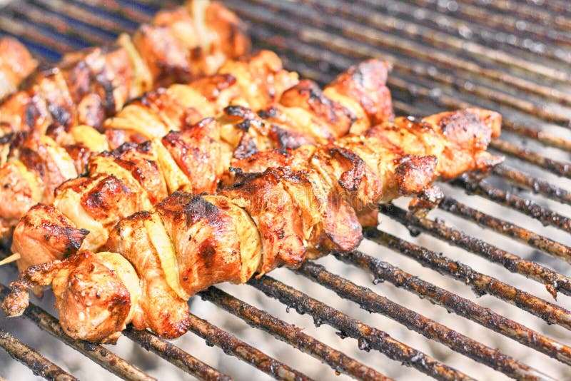 Fresh grilled meat stock image. Image of animal, meaty - 94764513