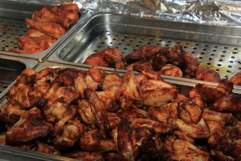 Fresh Grilled Poultry Products Stock Image - Image of fridge, chicken ...