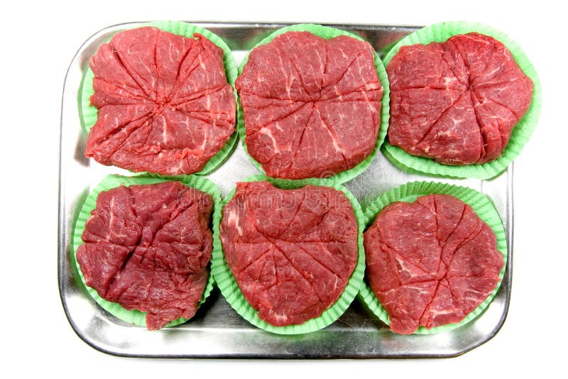 Fresh Ground Beef Patties stock photo. Image of picnic - 1955720