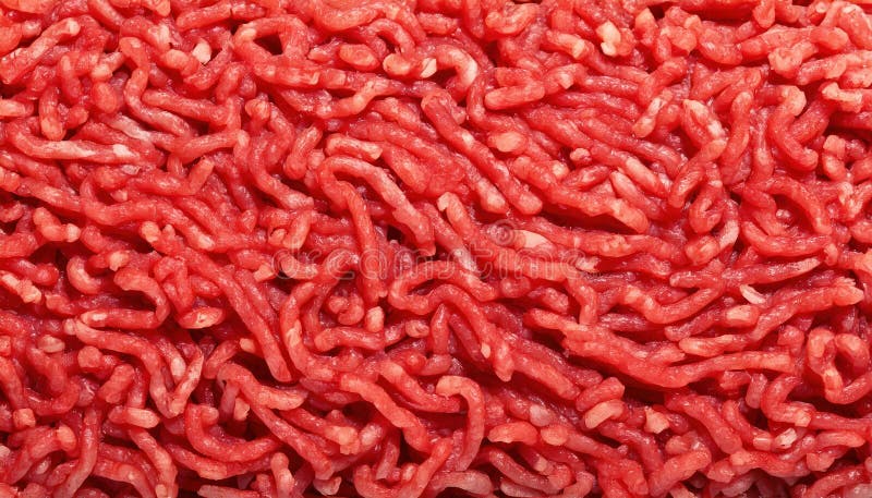 Fresh Ground Beef Ready for Cooking in a Kitchen Environment with ...