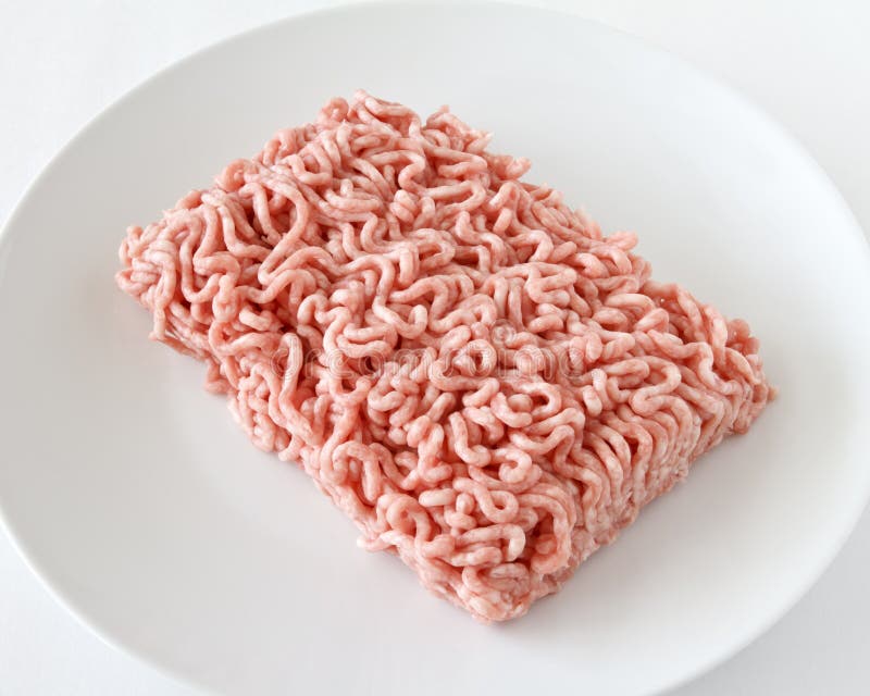 Fresh ground pork stock photo. Image of fresh, isolated - 17948908