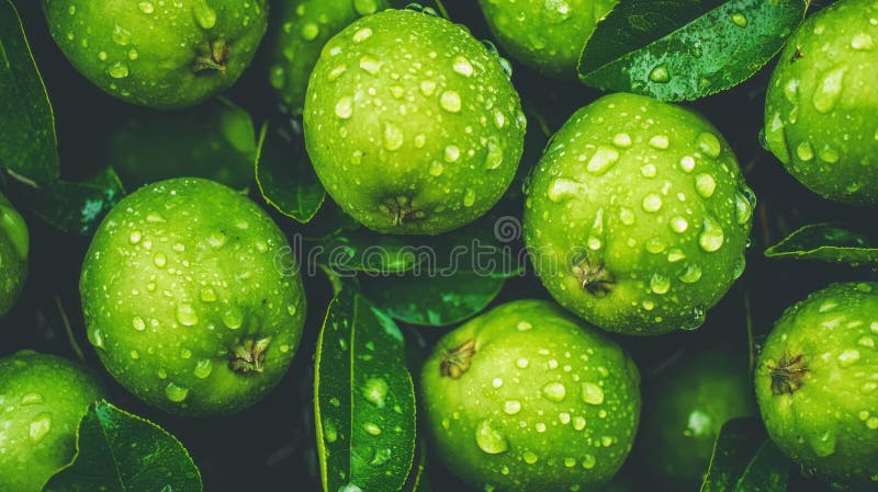 Fresh Guava with Water Droplets Texture for Nature and Fruit-themed ...
