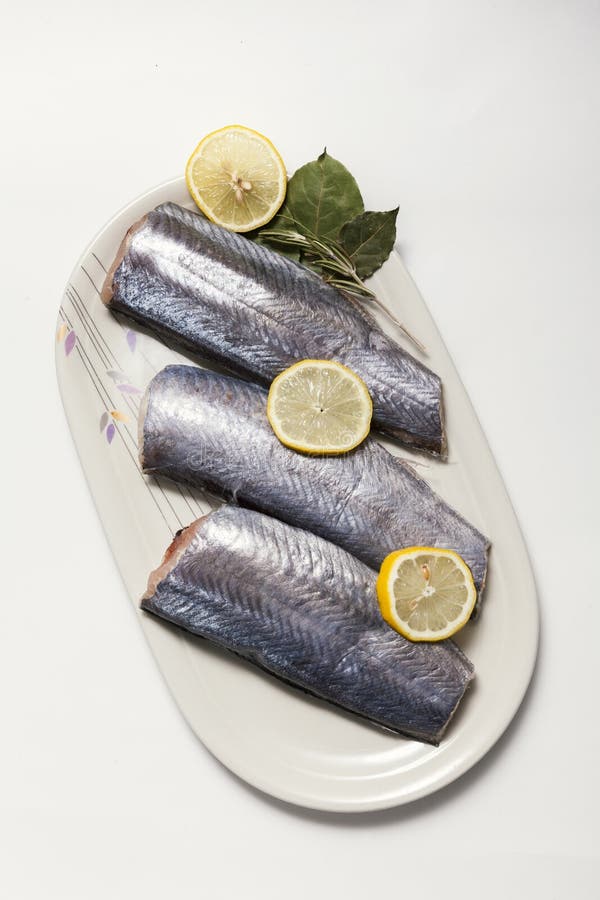 Fresh hake fillets stock photo. Image of diet, nature - 77451724