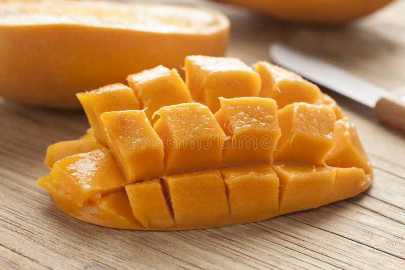 Half Red and Yellow Apple on Blue Background Stock Image - Image of ...