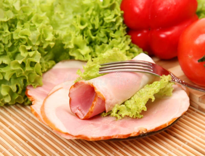 Fresh ham stock image. Image of meat, dinner, taste, gourmet - 13950329