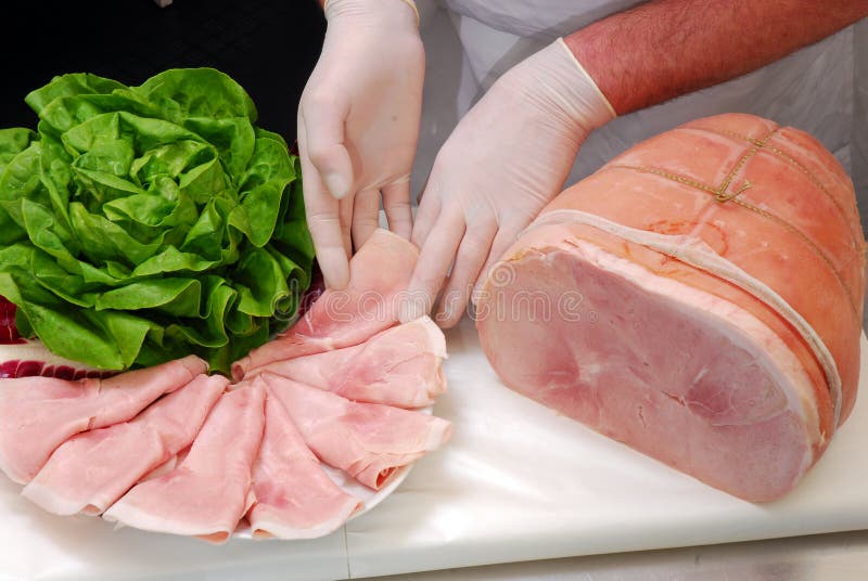Fresh ham. stock photo. Image of protein, meat, heavy - 31047294
