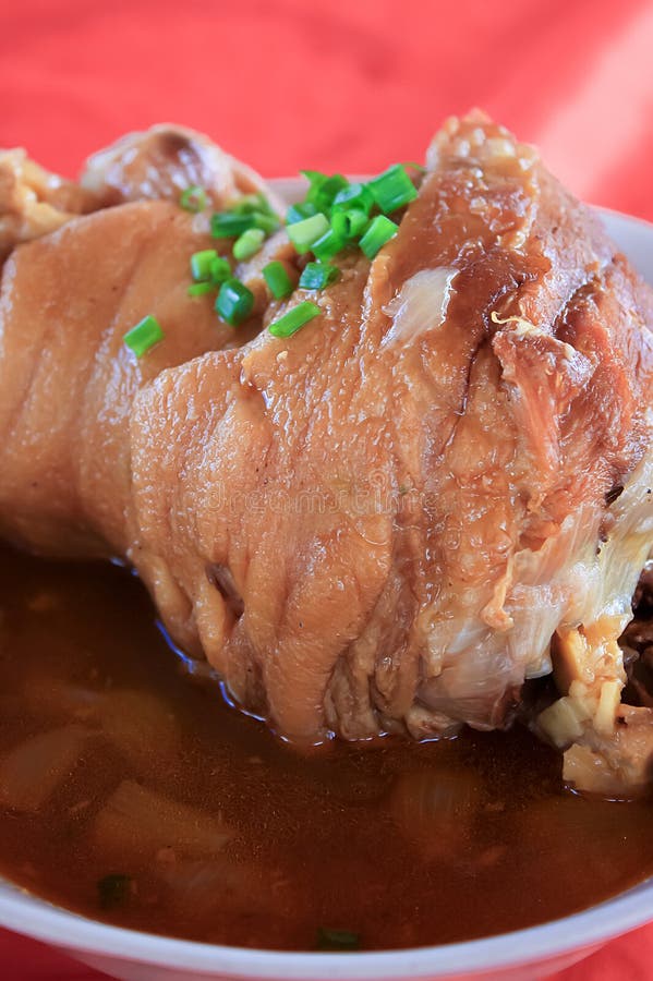 Fresh Ham with Chinese Soup Style Stock Photo - Image of chinese, stew ...