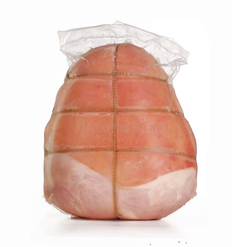 Fresh ham. stock photo. Image of flavor, cord, meat, rope - 31046724