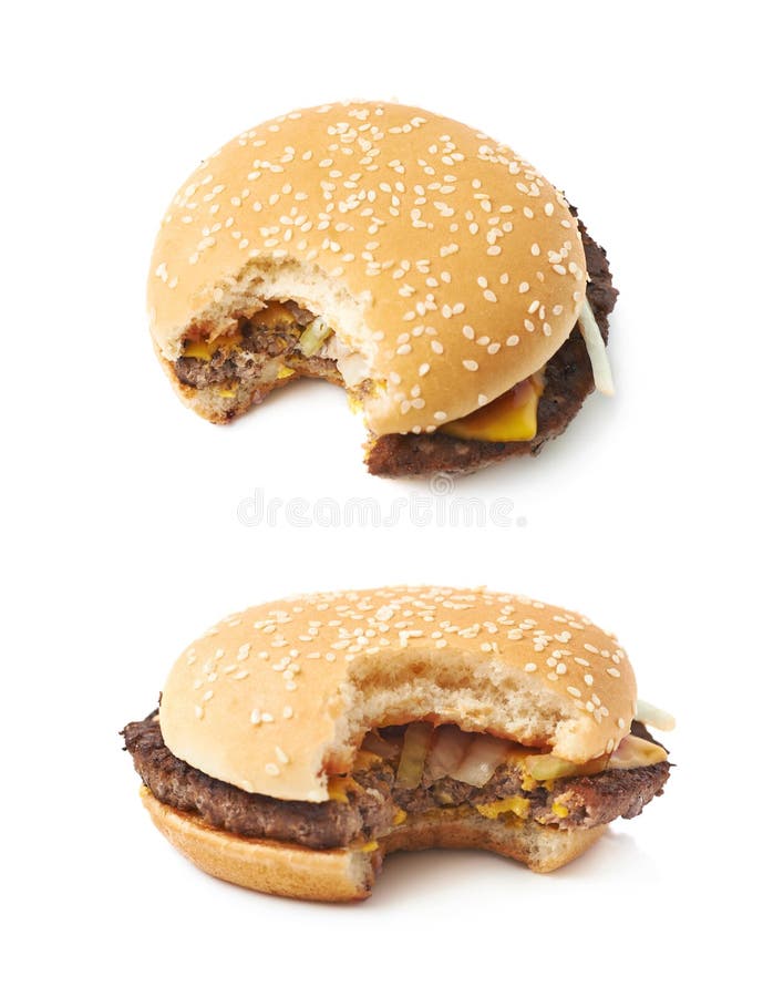 Fresh hamburger isolated stock image. Image of cooking - 73786391