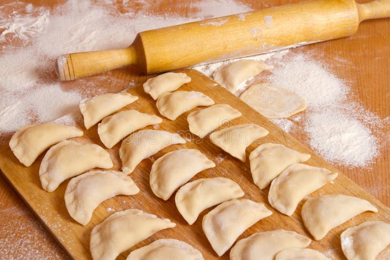 Fresh hand made dumplings stock photo. Image of dough - 29336172