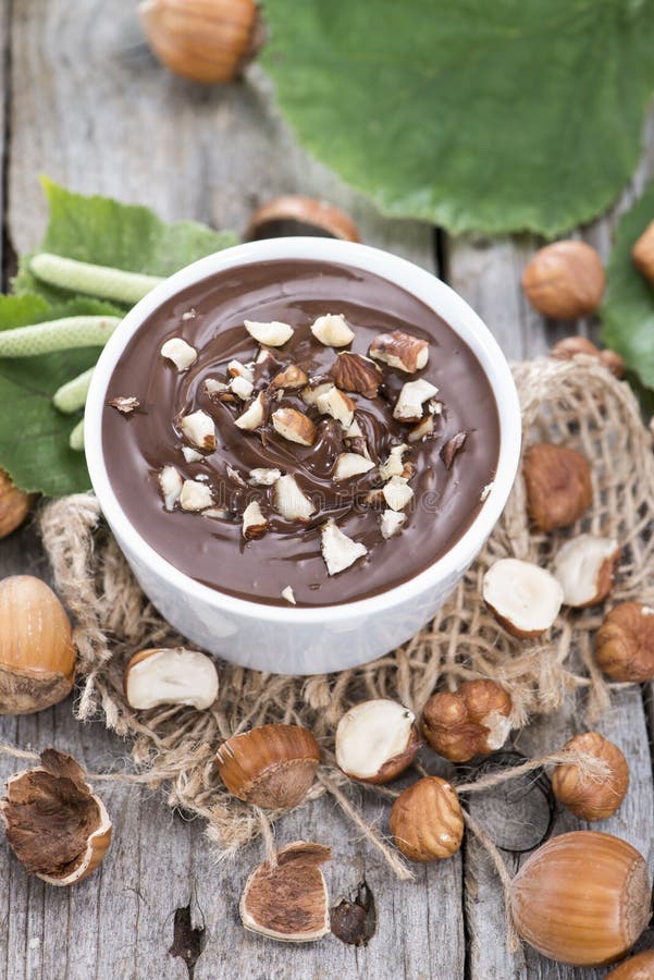 Fresh Hazelnut Cream stock image. Image of cream, lunch - 34935715