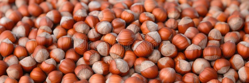 Fresh Hazelnuts Pile Background Textured Organic Nutshells Natural ...