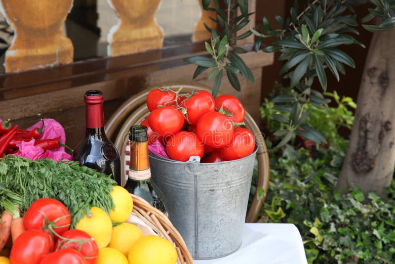 Fresh and Healthy stock image. Image of bucket, salad - 14120659