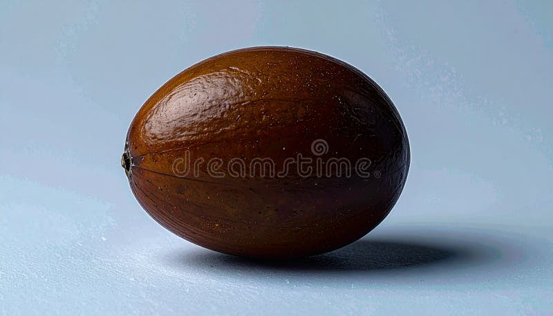 Fresh Healthy Argan Nut Isolated Stock Illustration - Illustration of ...