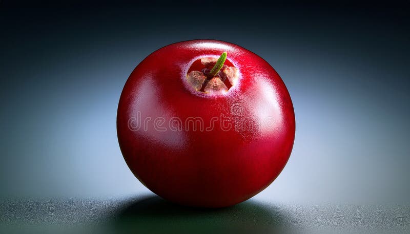 Fresh Healthy Cranberry Isolated Stock Illustration - Illustration of ...