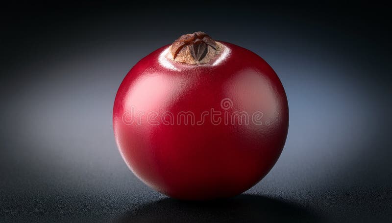 Fresh Healthy Cranberry Isolated Stock Illustration - Illustration of ...