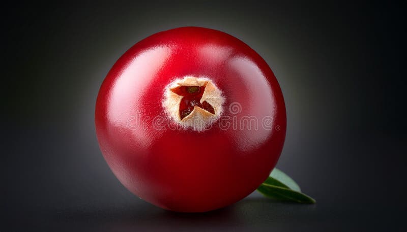 Fresh Healthy Cranberry Isolated Stock Illustration - Illustration of ...