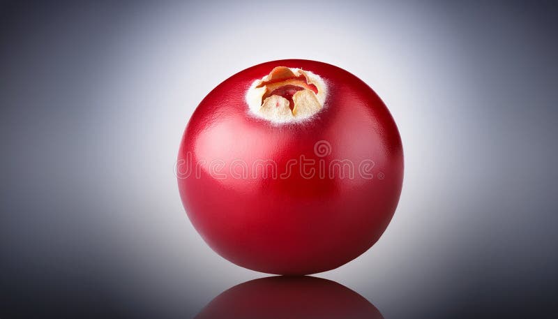 Fresh Healthy Cranberry Isolated Stock Illustration - Illustration of ...