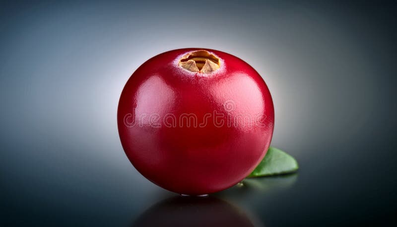 Fresh Healthy Cranberry Isolated Stock Illustration - Illustration of ...