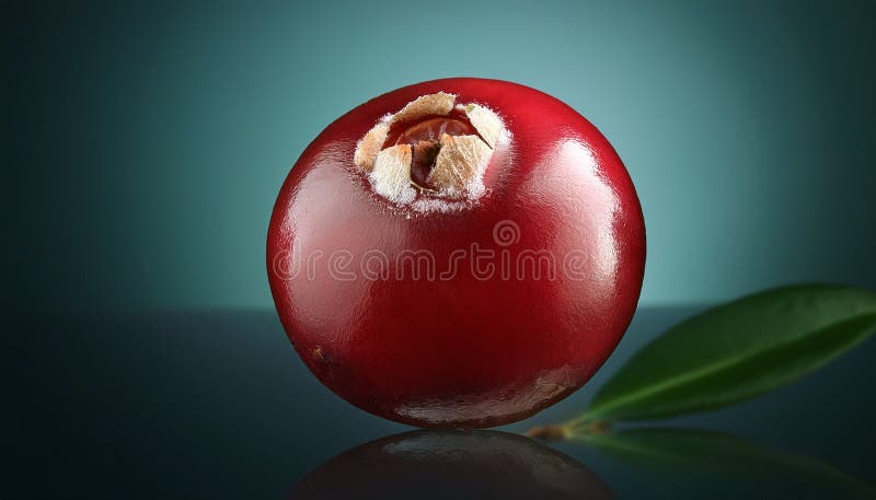 Fresh Healthy Cranberry Isolated Stock Illustration - Illustration of ...