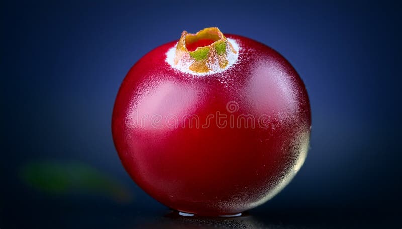 Fresh Healthy Cranberry Isolated Stock Illustration - Illustration of ...