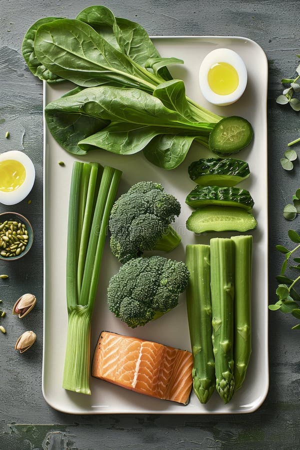 Healthy Ingredients Containing Vitamin B9 and Minerals. Nutritious ...