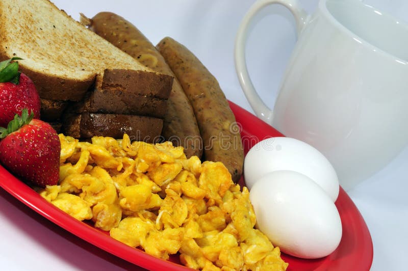 Fresh Healthy Morning Breakfast Stock Photo - Image of boiled ...
