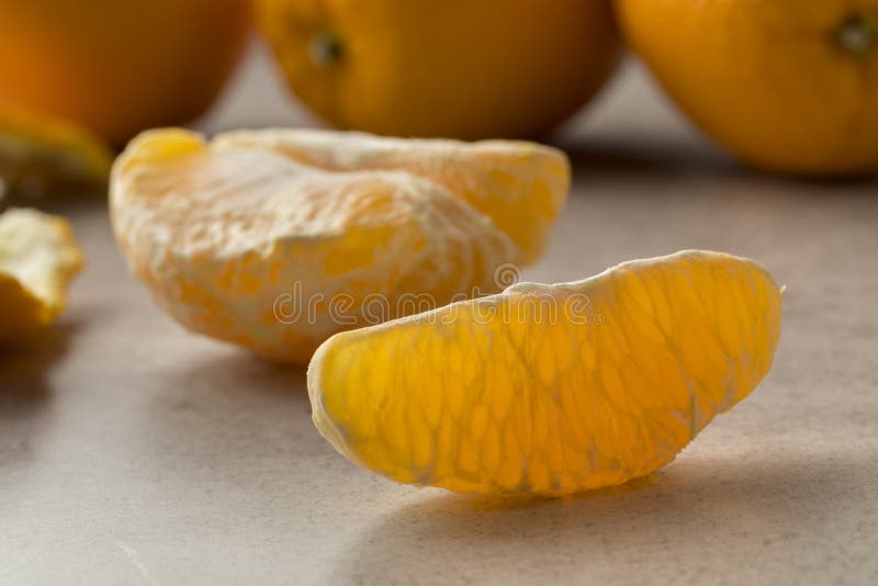 Fresh Healthy Orange Segment Closeup Stock Image - Image of fruit ...