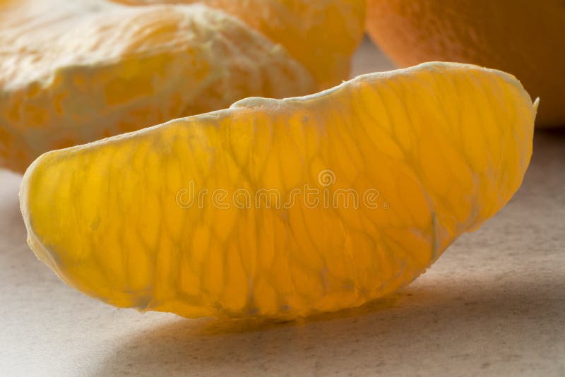 Fresh Healthy Orange Segment Closeup Stock Photo - Image of citrus ...