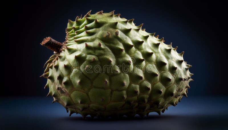 Fresh Healthy Soursop Isolated Stock Illustration - Illustration of ...