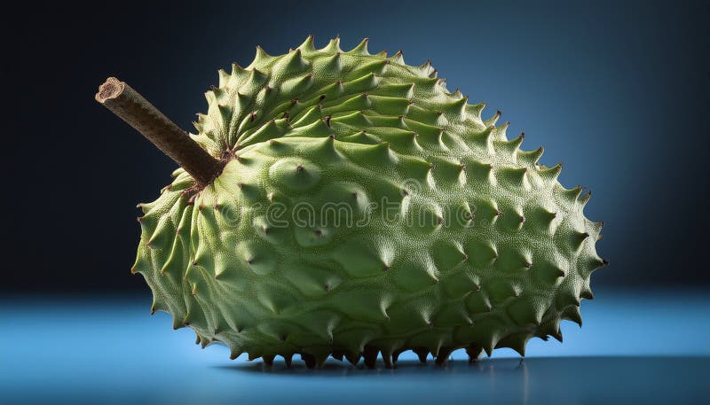 Fresh Healthy Soursop Isolated Stock Illustration - Illustration of ...