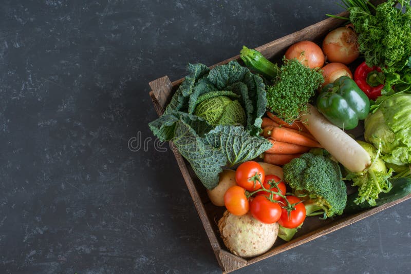 Healthy Vegetables Selection Stock Photo - Image of market, kohlrabi ...