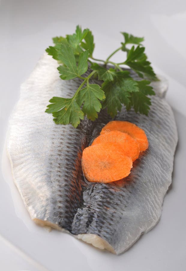 Fresh herring fillet stock photo. Image of carrot, fish - 28100098